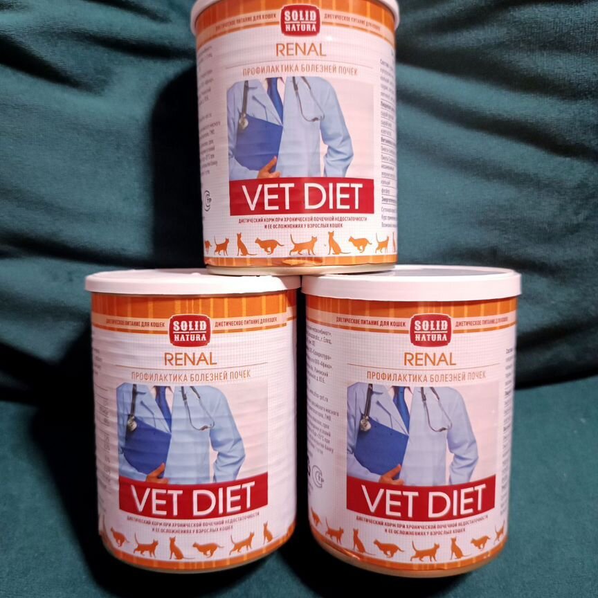 Влажный корм для кошек Vet diet renal