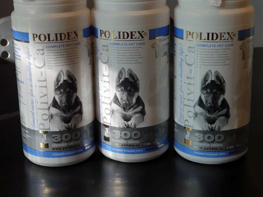 Polivit-Ca plus витамины для собак