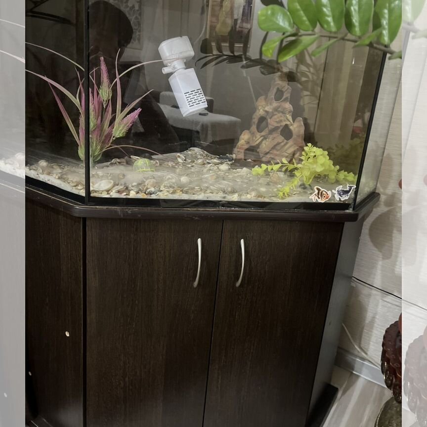 Аквариум 120 литров с тумбой