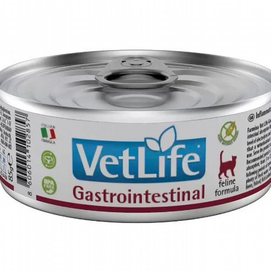 Vet Life Gastrointestinal диетический влажный корм