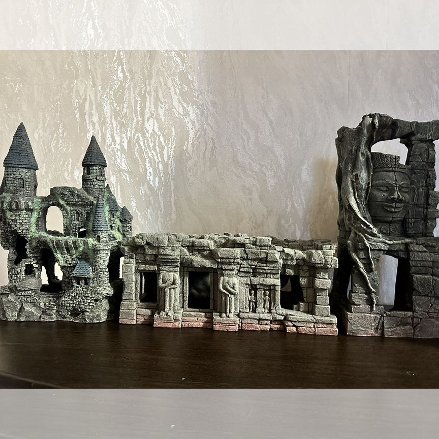 Декорации для аквариума большие