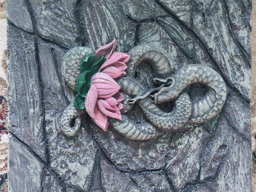 Объемный фон для террариума 60 45см