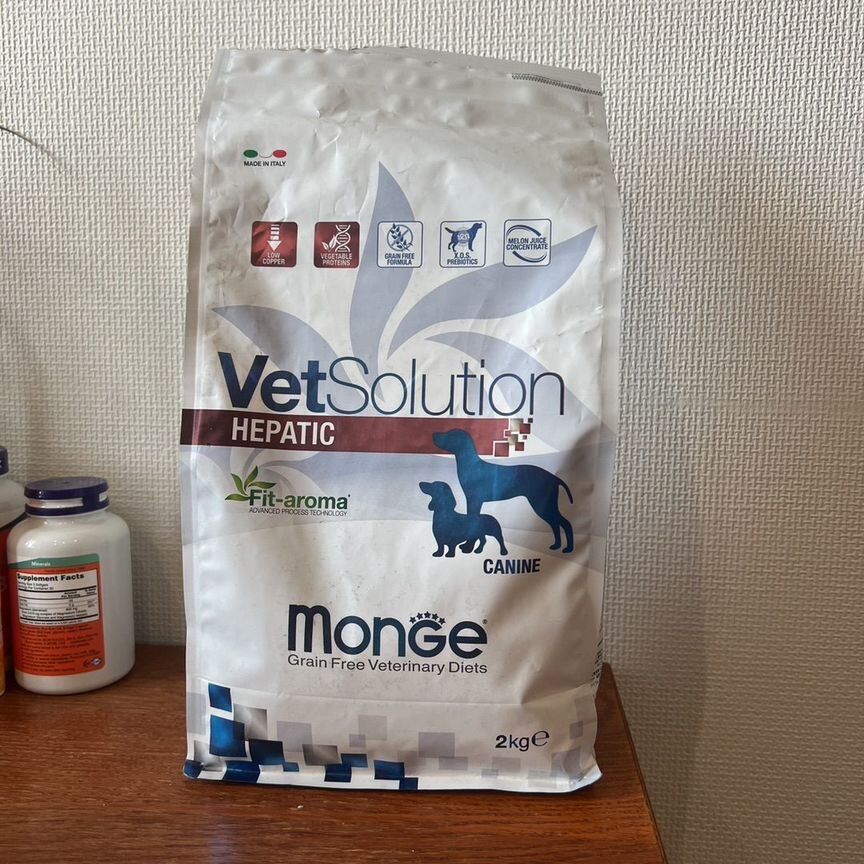 Корм для собак monge hepatic