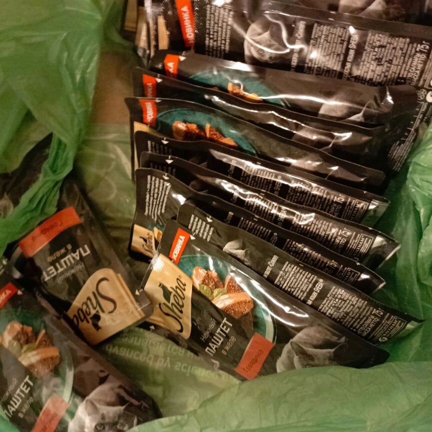 Корм для кошек паштет sheba