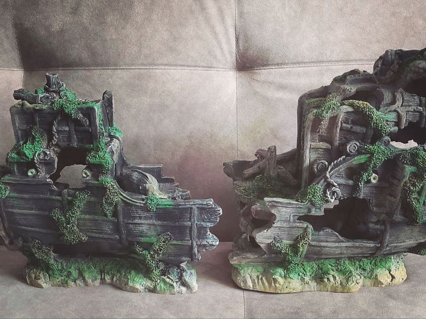 Декорация большой затонувший корабль