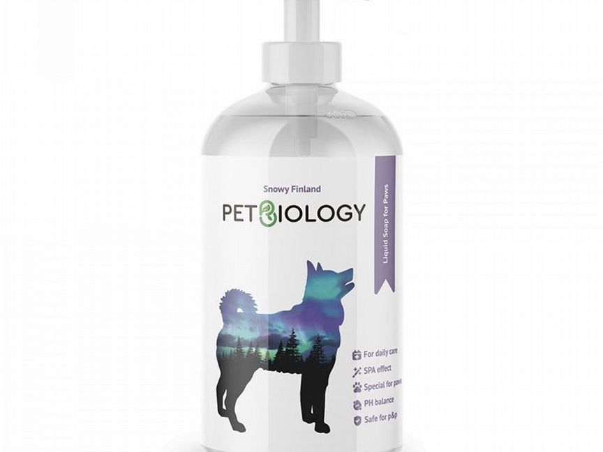 PetBiology Жидкое мыло для лап для собак, Финлянди