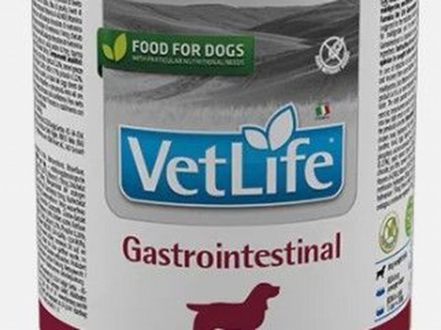 Корм для собак Vet Life гастроинтестинал влажный