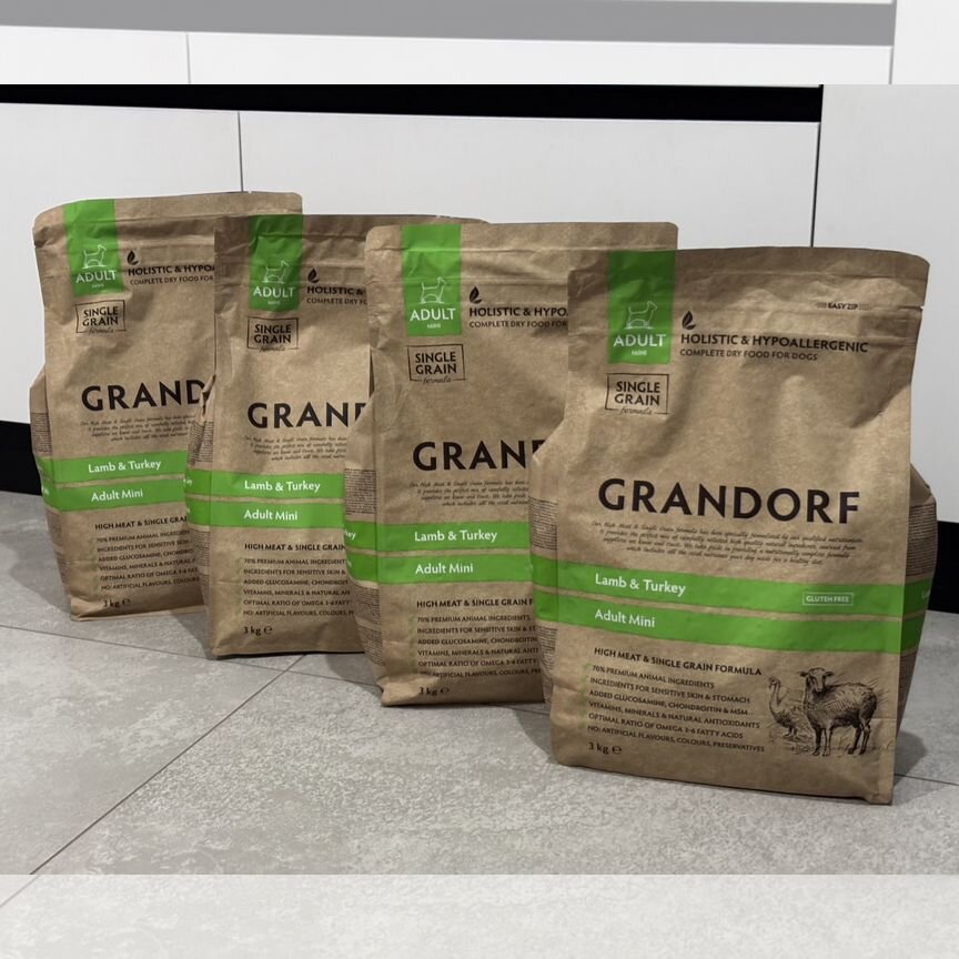 Корм для собак grandorf 3кг для мелких пород