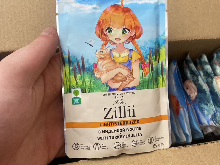 Корм для кошек Zillii влажный
