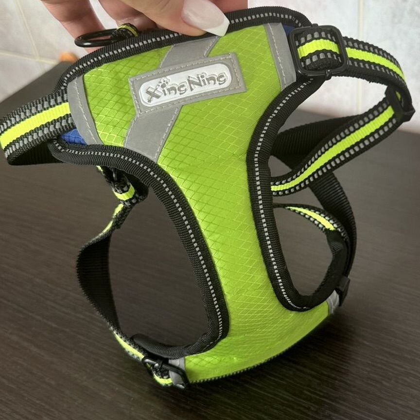 Шлейка для средней собаки, с поводком 1 m