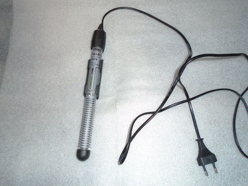 Нагреватель аквариумный 50Вт, с терморегулятором