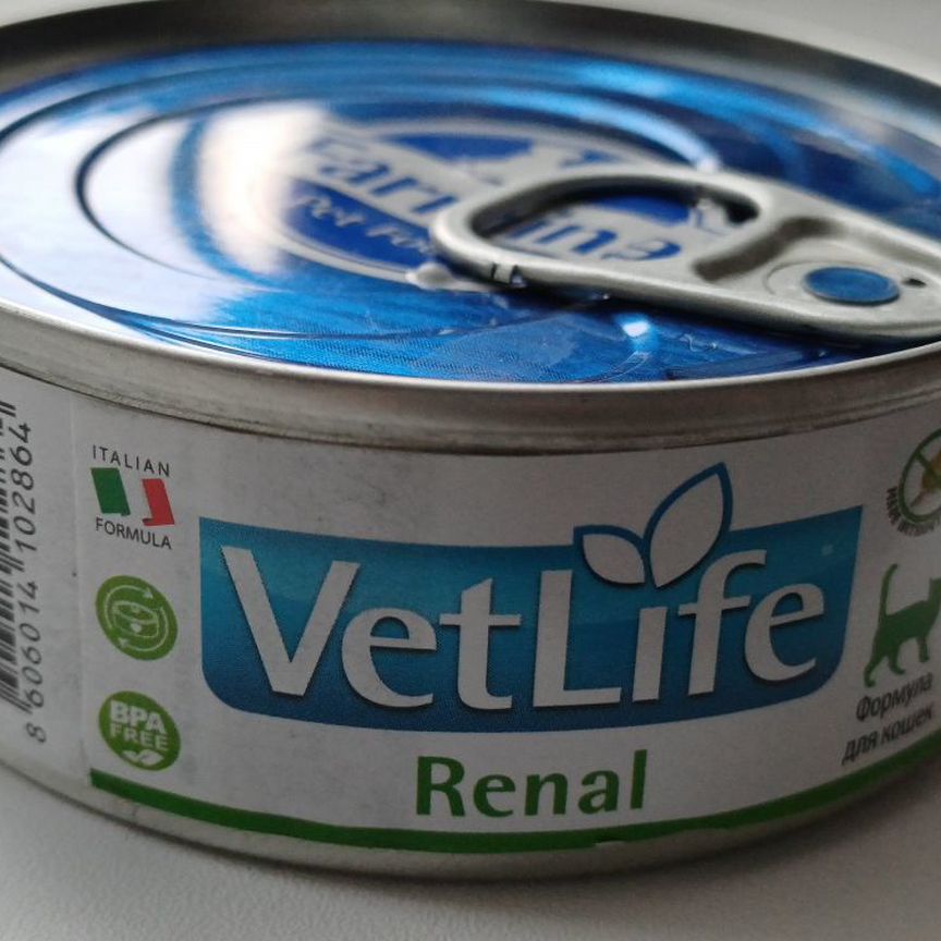 Корм для кошек vetlife renal