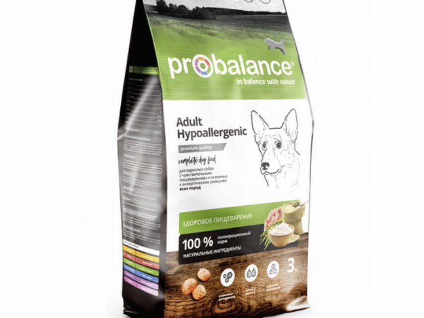 Корм для собак probalance hypoallergenic