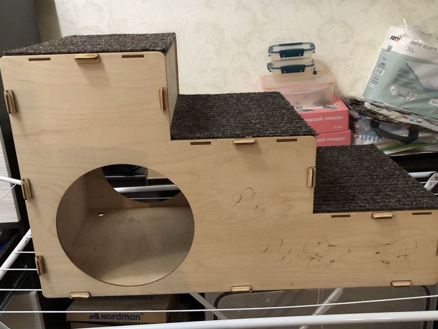 Лестница-домик для собак б/у