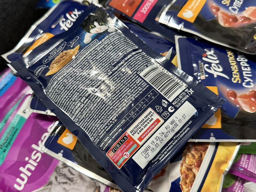 Жидкий корм для кошек