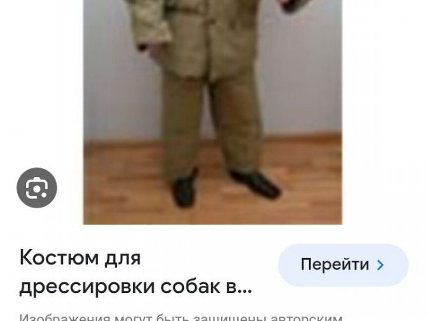 Костюм для дрессировки собак