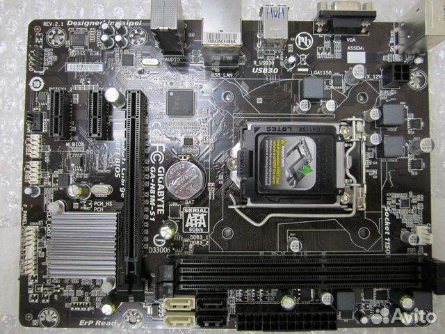 Материнская плата gigabyte GA-H81M-S1 купить в Москве | Электроника | Авито