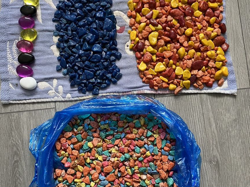 Грунт для аквариума цветной