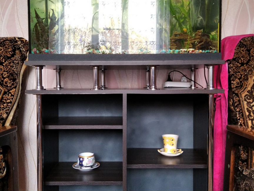 Аквариум 120 литров с тумбой