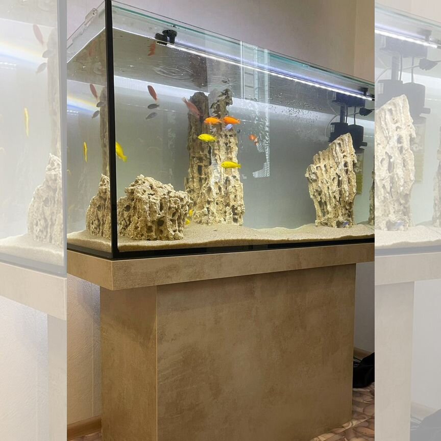 Аквариум 200 литров с тумбой