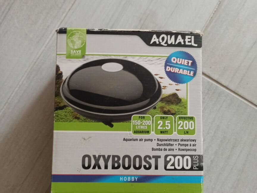 Aquael oxyboost 200 plus компрессор для аквариума
