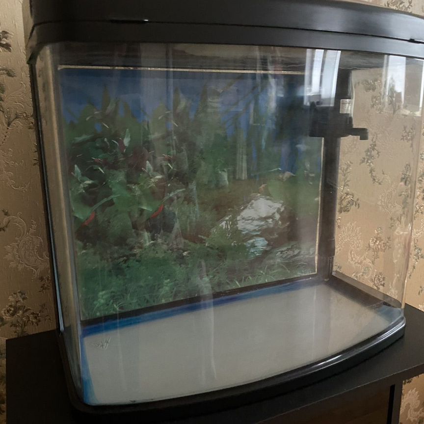 Аквариум с тумбой бу
