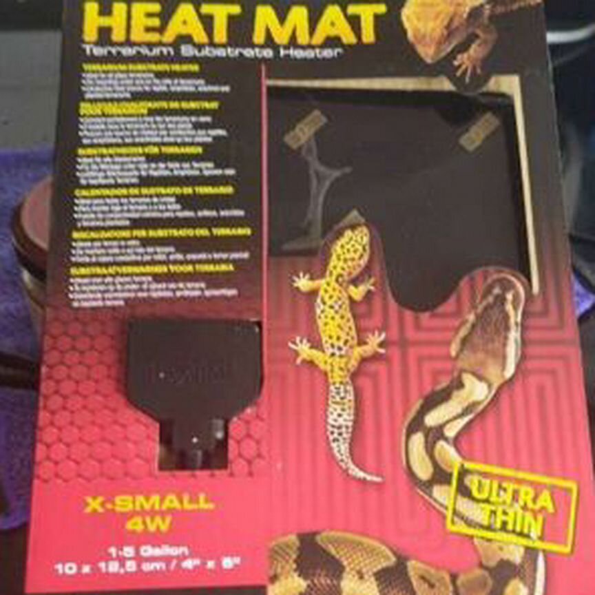 Нагревательный коврик для террариума