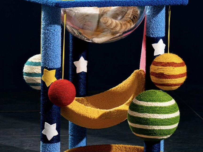Домик для кошки с когтеточкой
