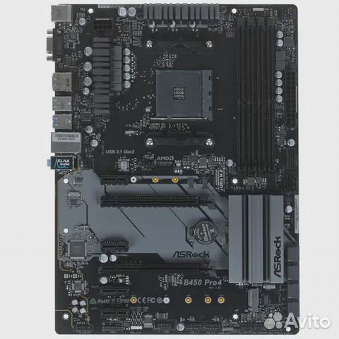 Материнская плата Asrock b450 pro4 купить в Санкт-Петербурге ...