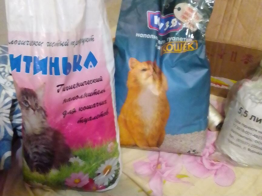 Наполнитель для кошачьего туалета