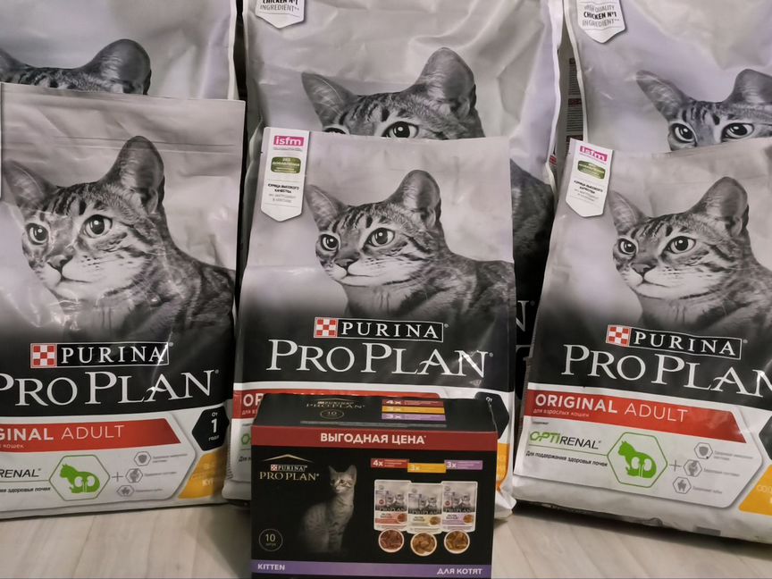 Корм для кошек purina pro plan