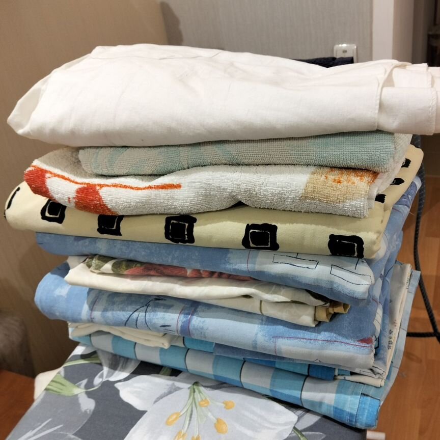 Ветошь хб, постельное, полотенца, б/у