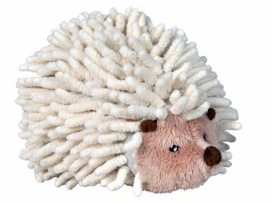 Trixie Ёж плюшевый игрушка для собак белый 12 см