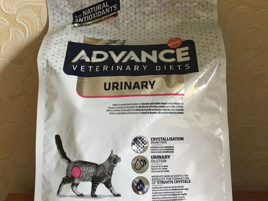 Advance urinary сухой корм для кошек 1,5 кг