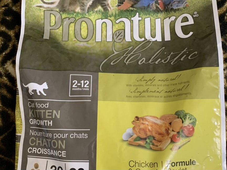Корм для котят Pronature Holistic 5.4 кг