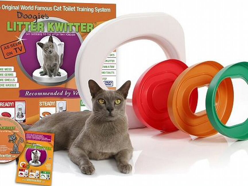 Litter Kwitter Система приучения кошек к туалету