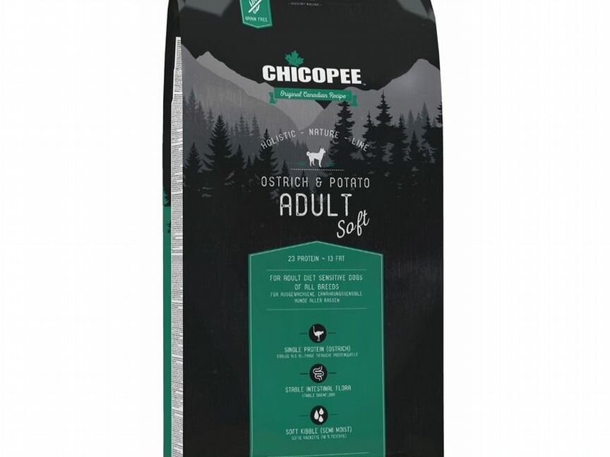 Chicopee HNL Soft Adult Ostrich & Potato корм