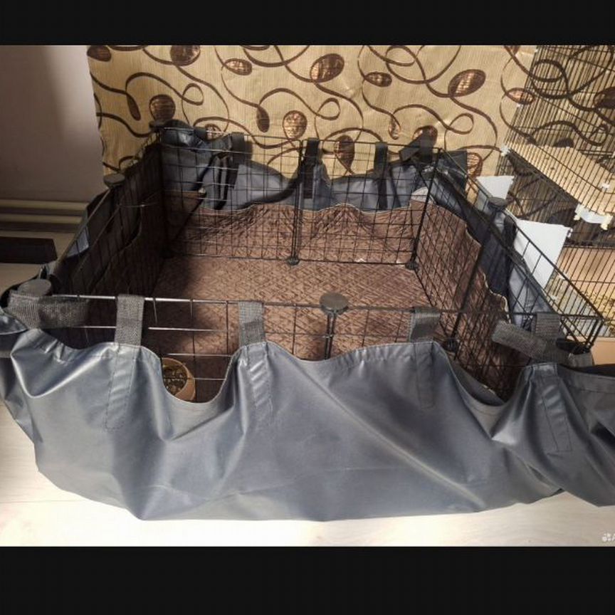 Вольер с непромокаемым дном