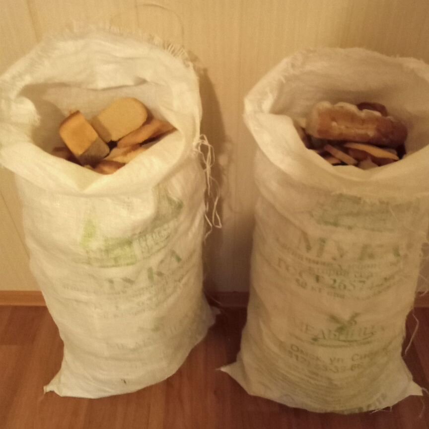 Сухари на корм скоту