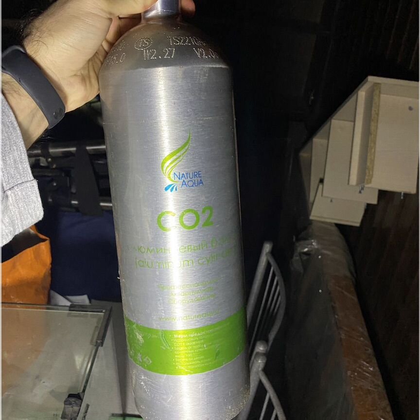 Баллон для углекислоты CO2 nature aqua
