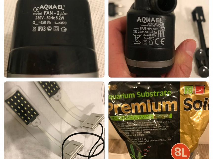 Аквариумное оборудование и грунт для креветок