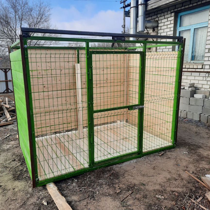 Вольеры и будки для собак