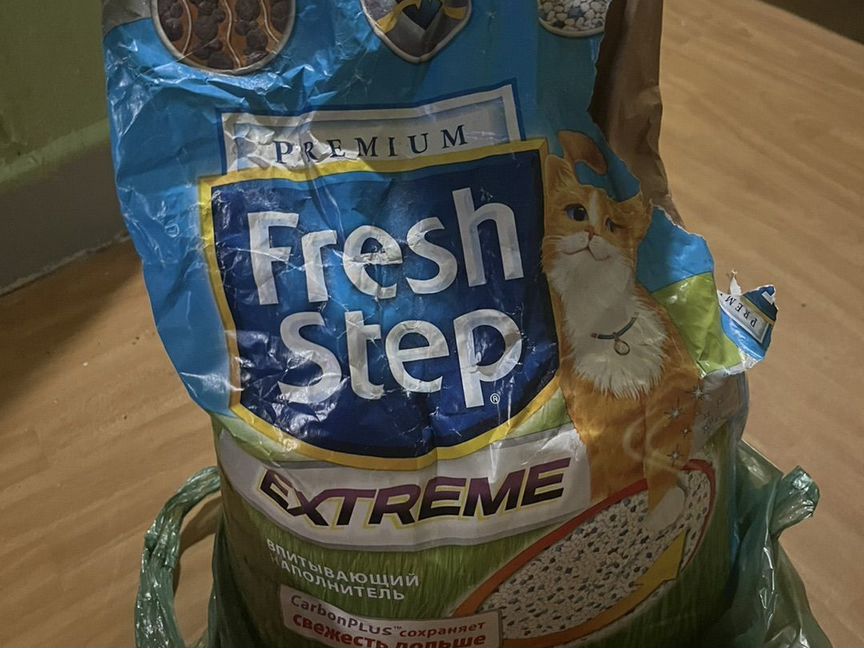 Впитывающий наполнитель fresh step 18 литро