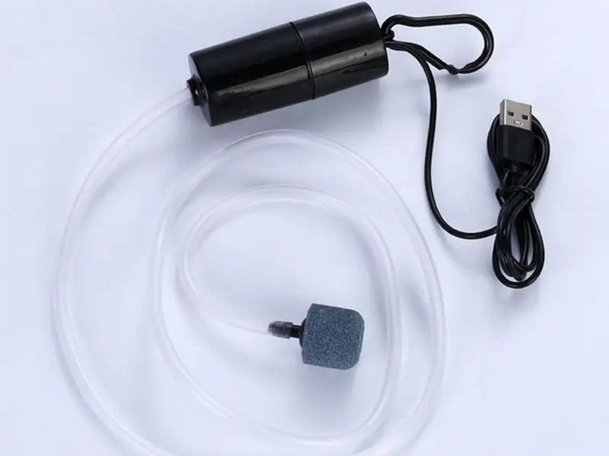 Компрессор аквариумный USB для сохранения живца