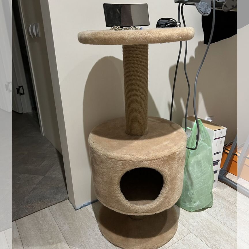 Когтеточка домик для кошки