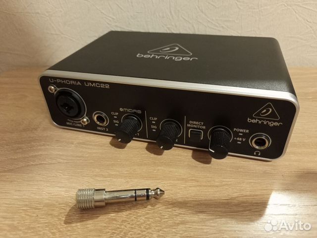 Звуковая карта Behringer U-Phoria UMC22 купить в Первоуральске ...