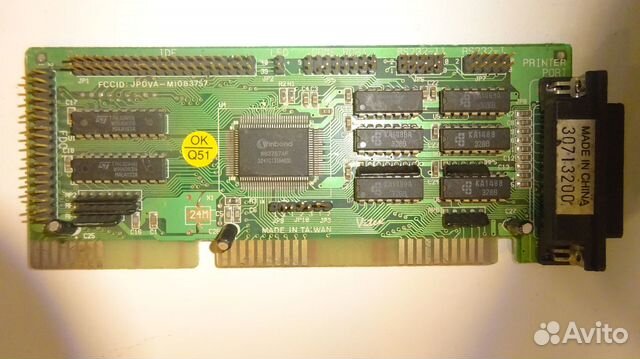 ISA мультикарта Winbond W83757AF #40 купить в Москве по низкой цене с доставкой | Электроника ...