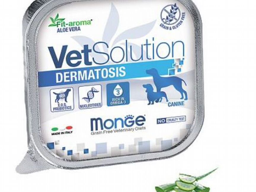 Консервы VetSolution Dermatosis Dog (Свинина) 150г