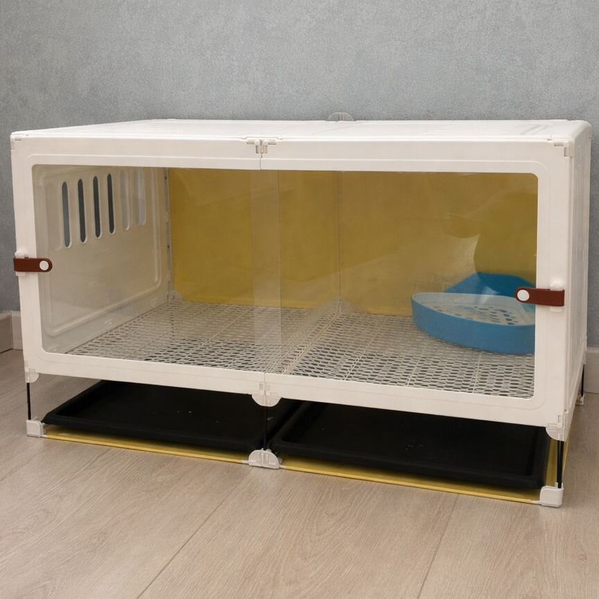 Клетка для животных с прозрачным стеклом