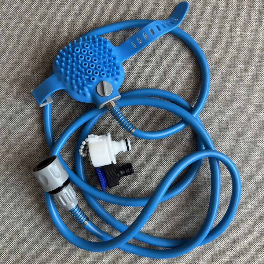 Массажная-щетка душ для купания животных